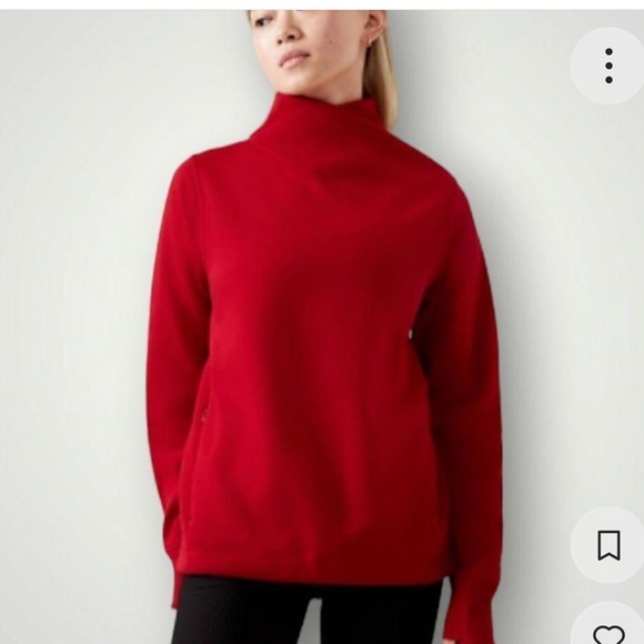 Athleta | Sweaters | Athleta Cozy Karma Twist Neck Sweatshirt | Poshmark
